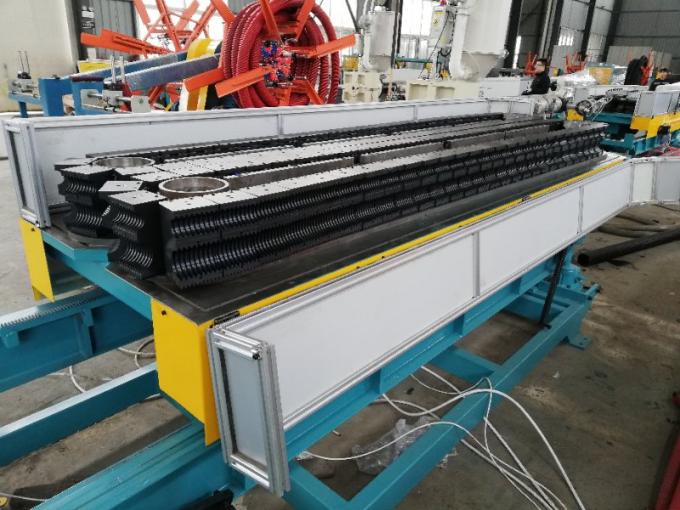 100kgh 63mm Single Wall Corrugated Pipe Extrusion Line
