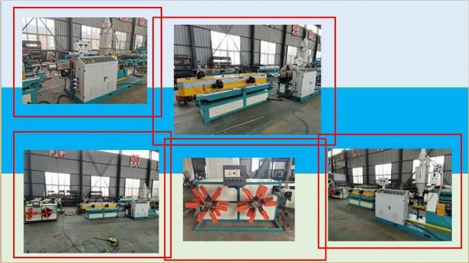 800mm 1200kg/H Corrugated Pipe Extrusion Line